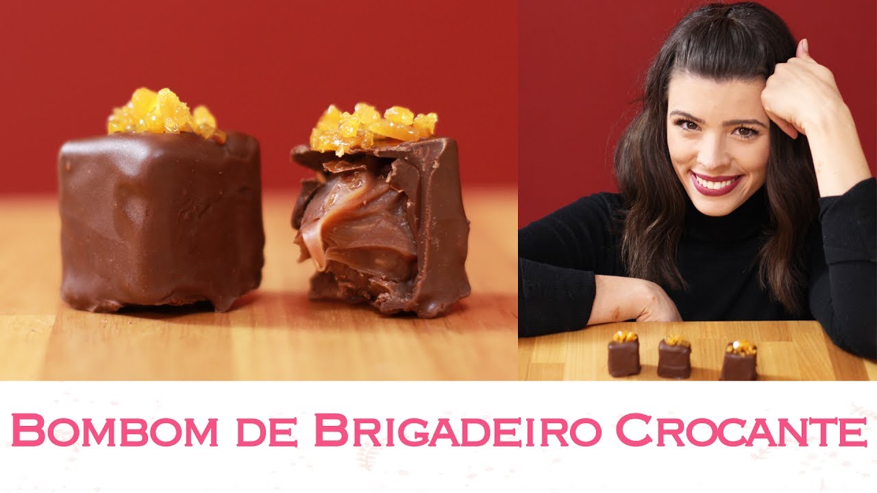 BOMBOM de BRIGADEIRO CROCANTE 🍫 - Como fazer | TPM, pra que te quero ...