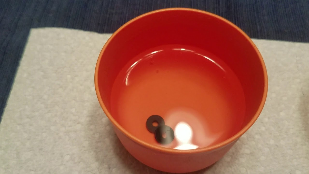 Viton rubber test. - YouTube