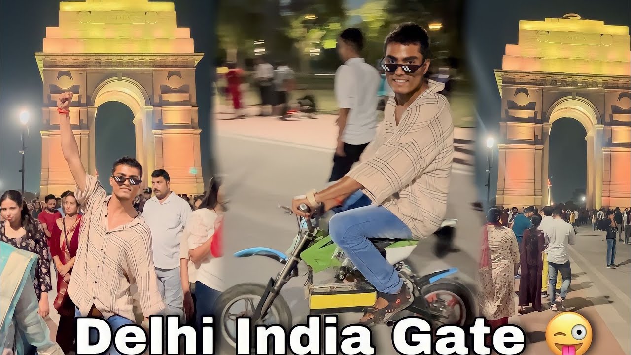 Cute Girls Reaction On India Gate 😘 | Delhi India Gate Pahuch Gye Ladki ...