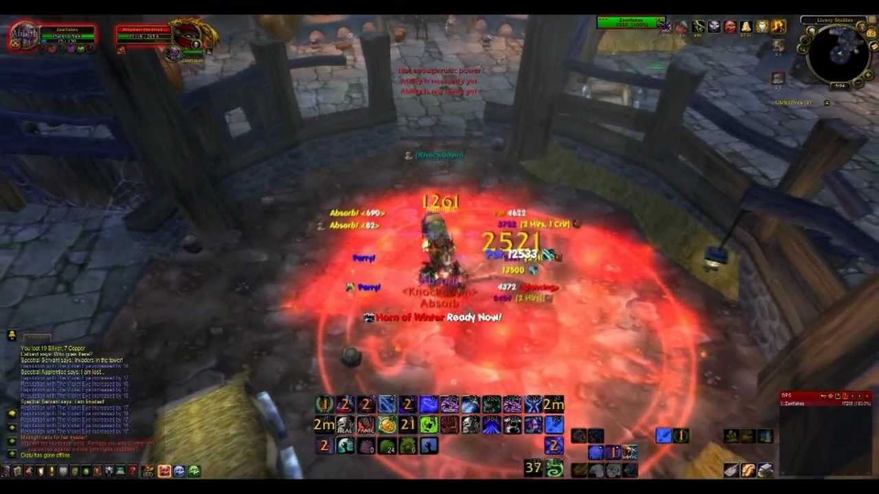 Blood Dk - Solo Karazhan - Mount run (first boss ONLY) - YouTube