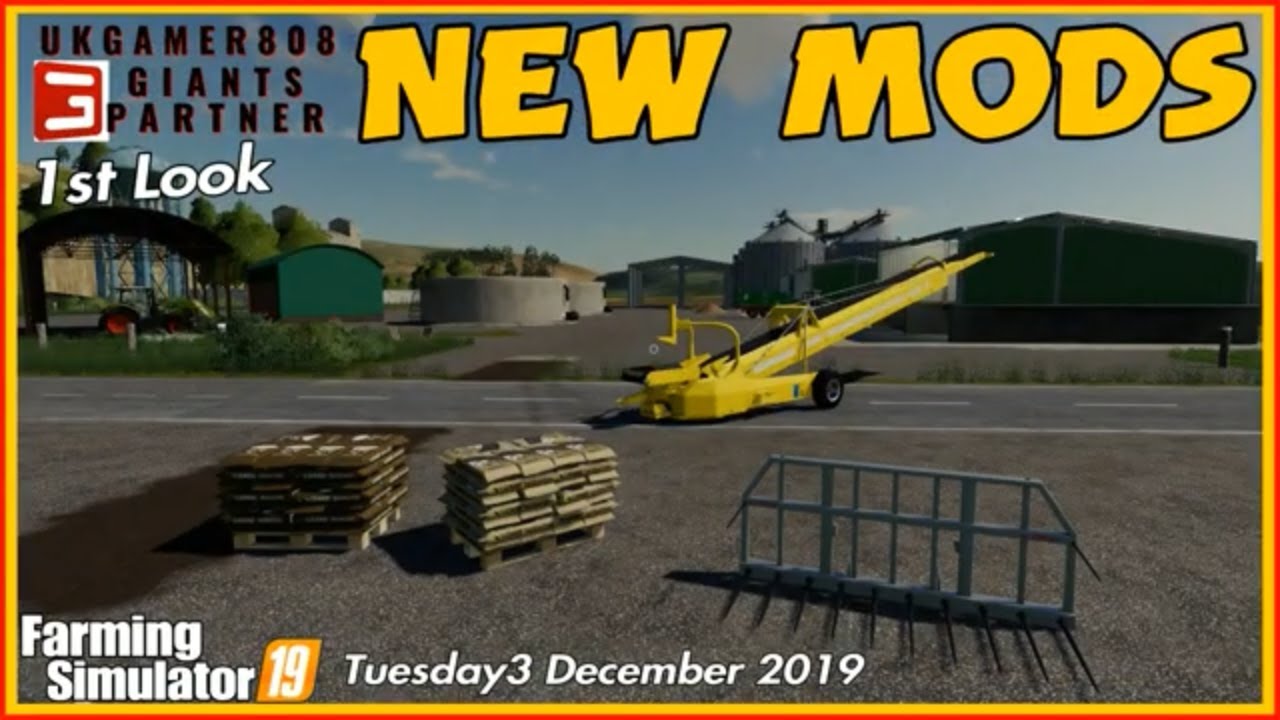 FS19 NEW MODS Loads of Storage mods farming simulator 19 - YouTube