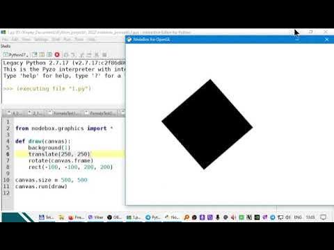 Pymunk in Nodebox for OpenGL (2023) - YouTube