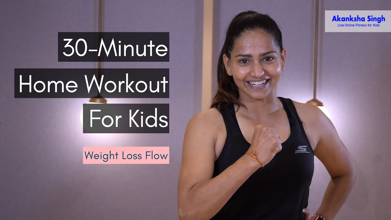 Kids Workout For Beginners | Fat Burn | 30-minute Core Workout - YouTube