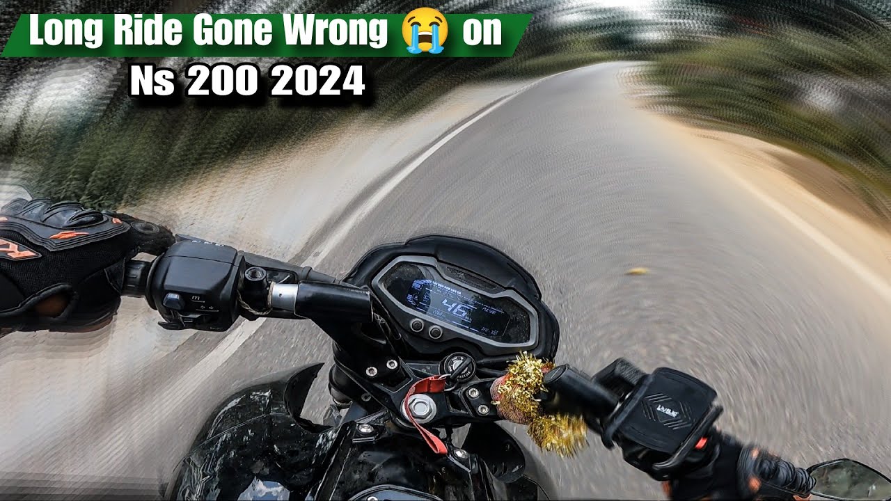 Long Ride pe Ye kya ho Gya 😭 | Long ride Gone Wrong on Pulsar Ns200 - YouTube