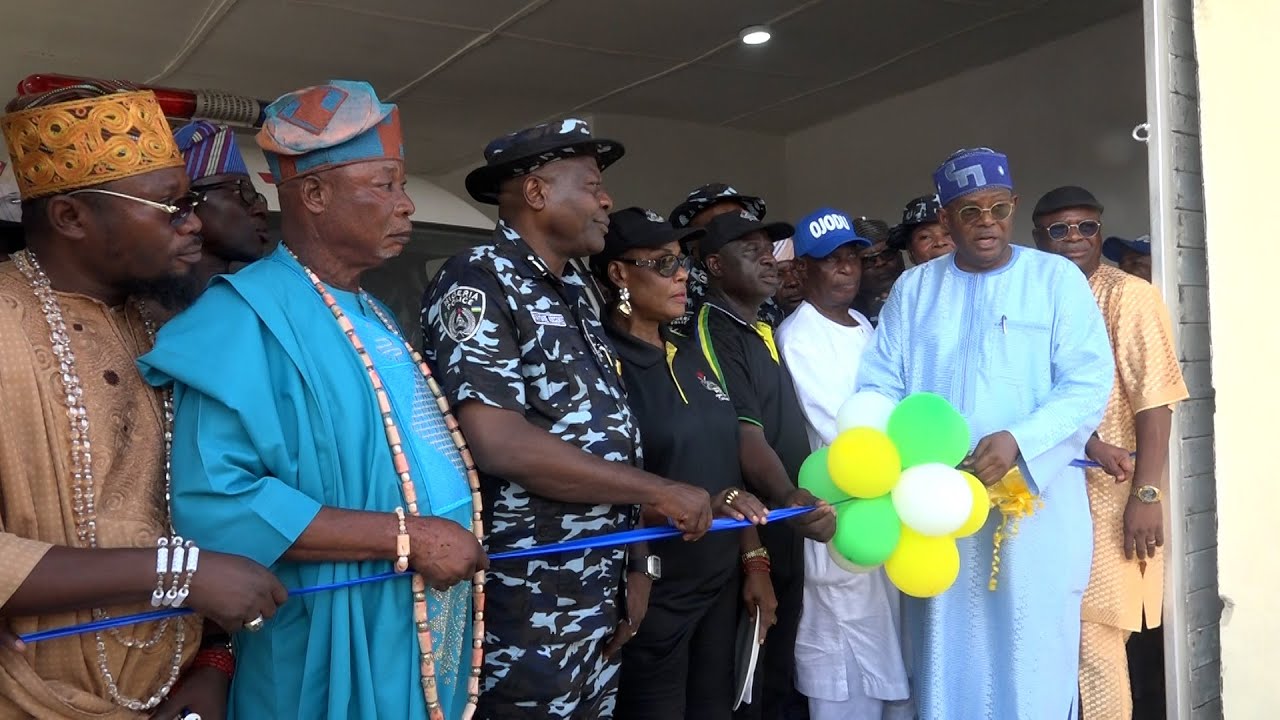 CP Lagos, Hon James Faleke Commissions PCRC Building in Ojodu ...