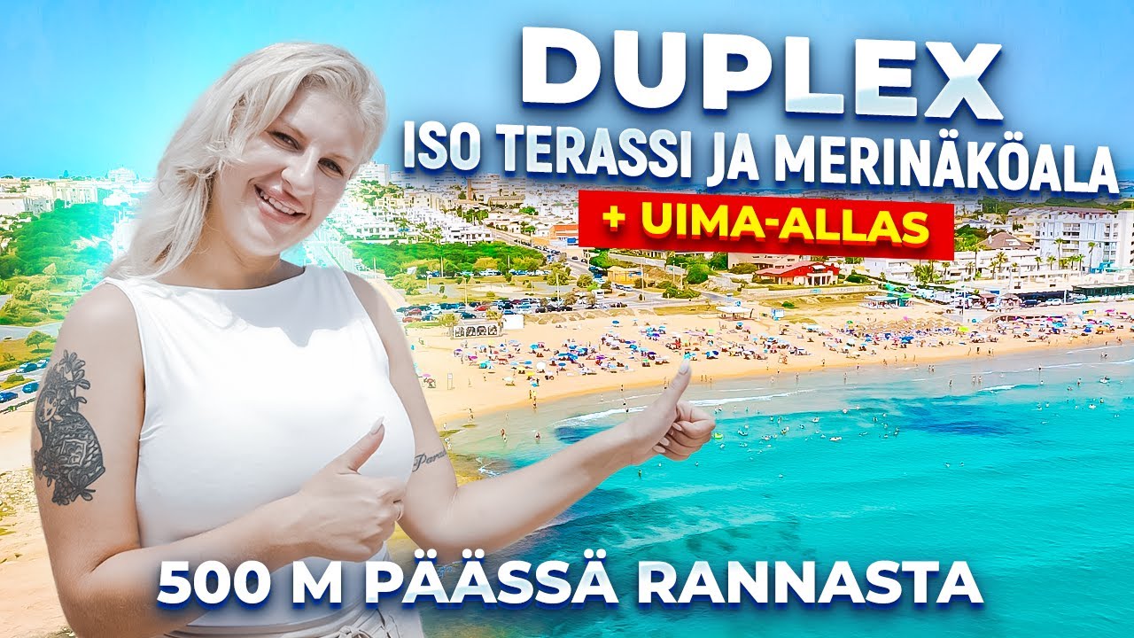 Asunnot Torrevieja Espanja. Duplex 500 m rannalta terassilla ja uima ...