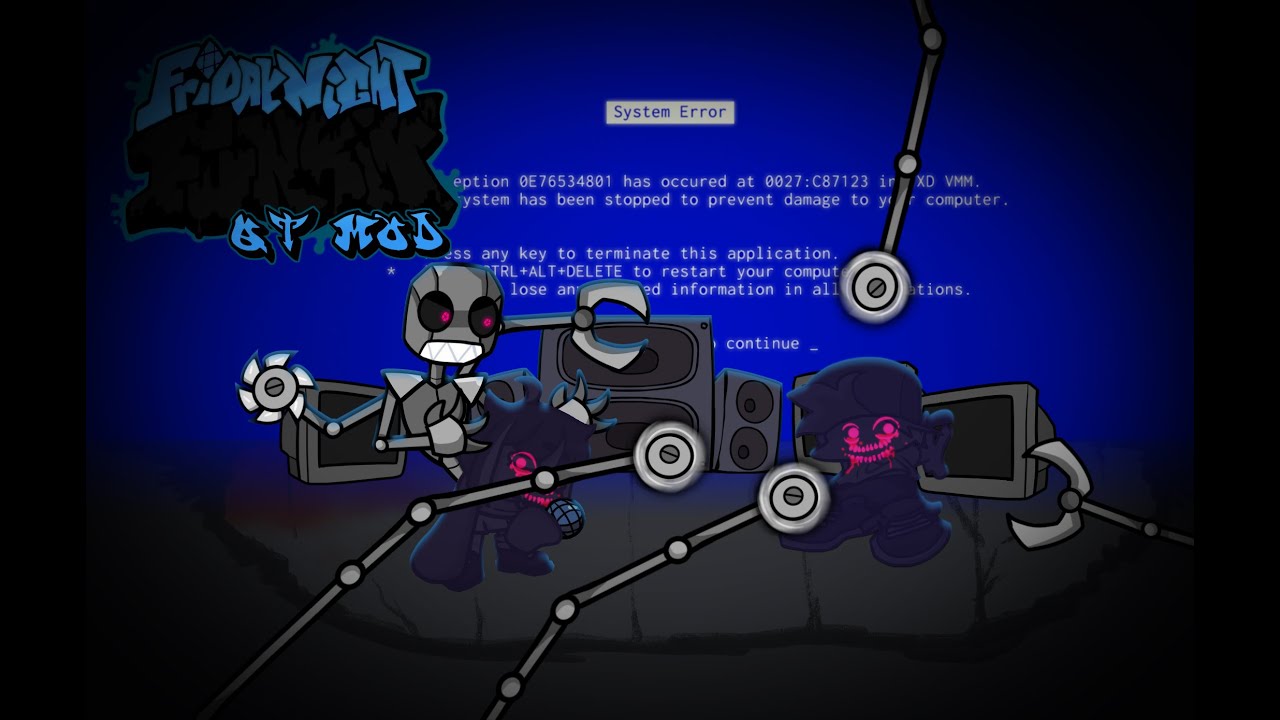 【FNF】 Friday Night Funkin vs qt mod Corrupted Inhuman Edition - YouTube