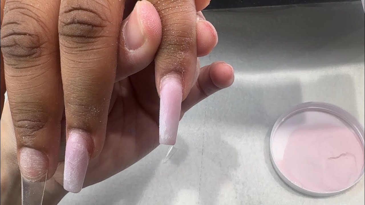 Fill in acrylic for Beginners | Nails Art ư| - YouTube