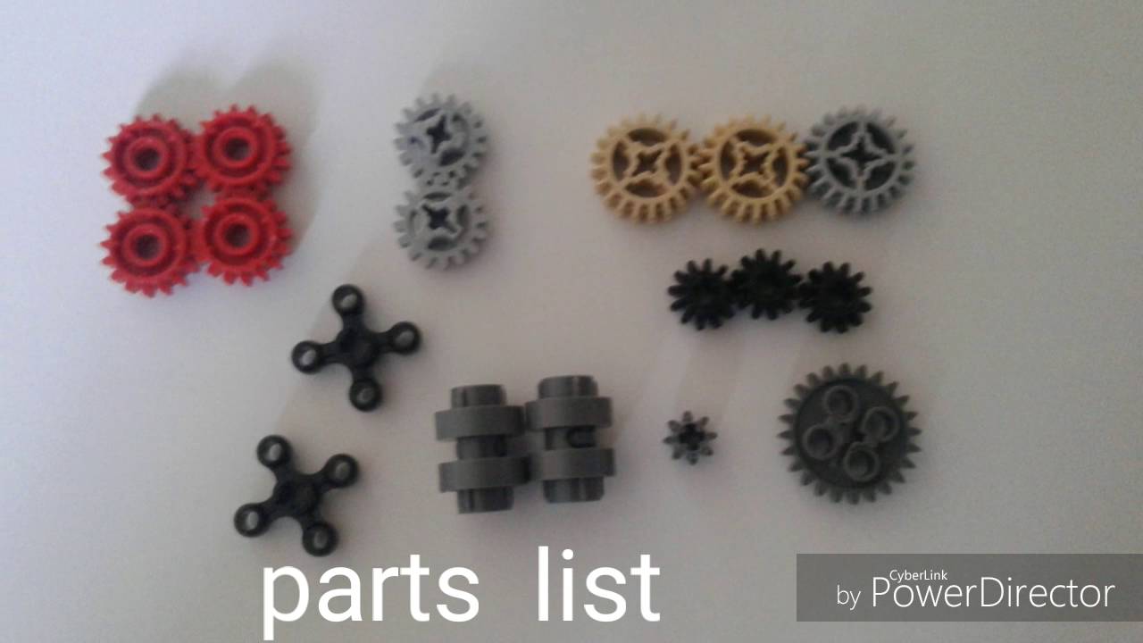 Lego 4-SPEED super compact sequential paddle shift gearbox instructions ...