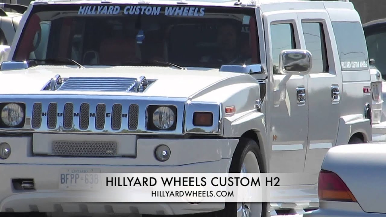 HILLYARD CUSTOM RIM&TIRE WORLDS MOST EXPENSIVE HUMMER H2 32 INCH ASANTI ...