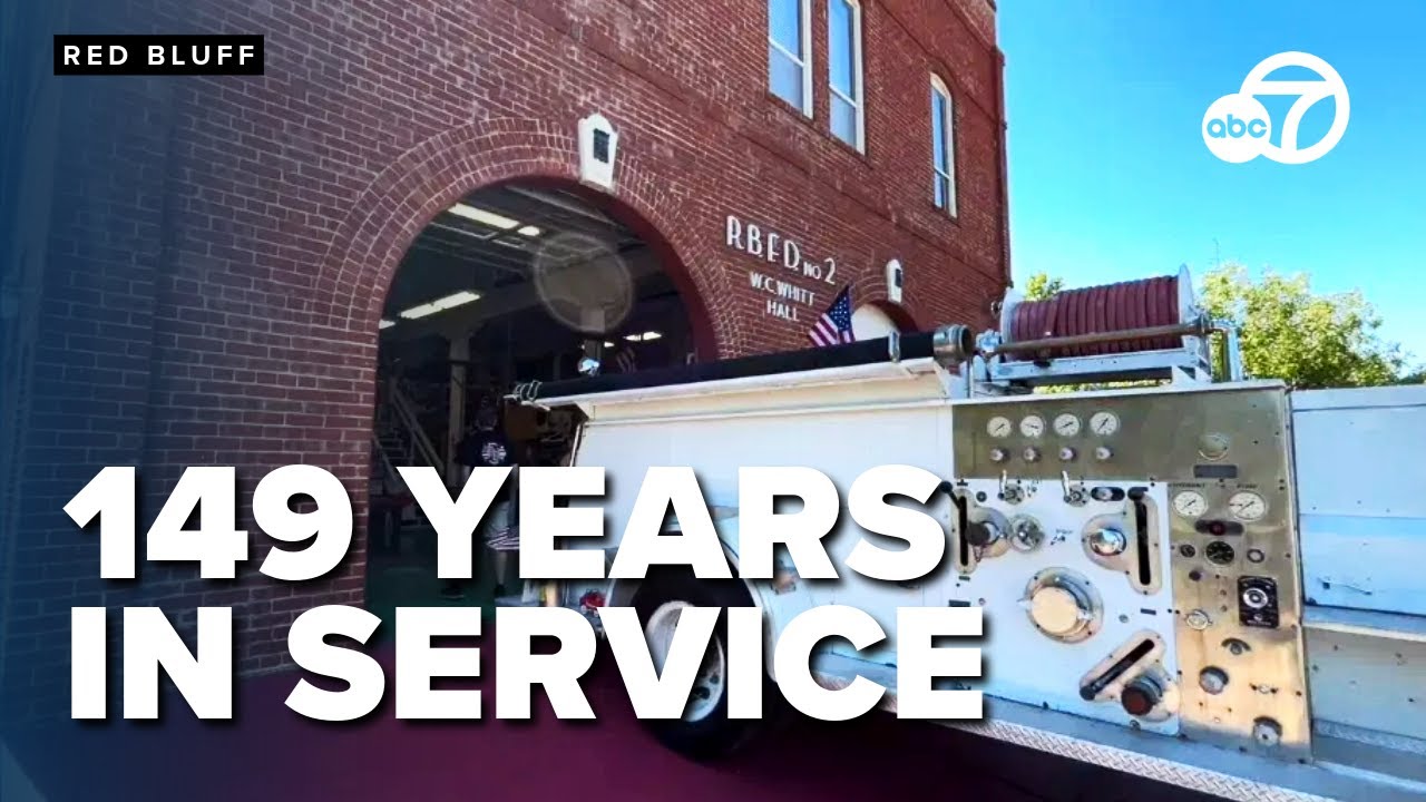 Red Bluff Fire Department celebrates 149 years with open house - YouTube
