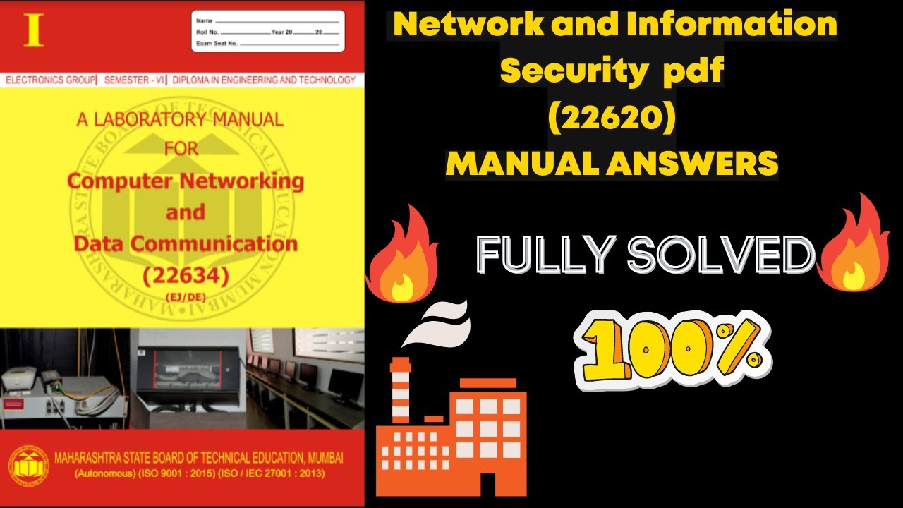 22620 Network and Information Security NIS solved lab manual pdf | Manual Answer | MSBTE - YouTube