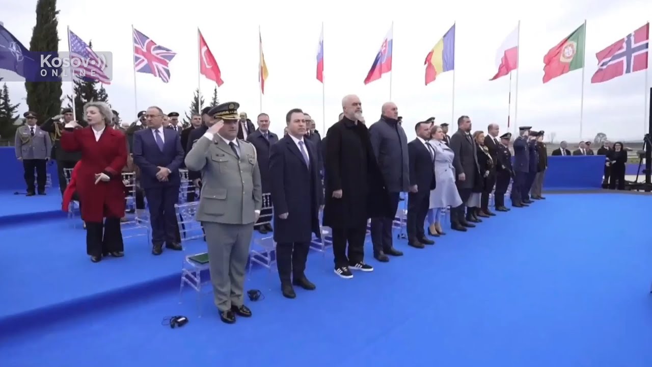 Kučova, Ceremonija otvaranja vazduhoplovne NATO baze - YouTube