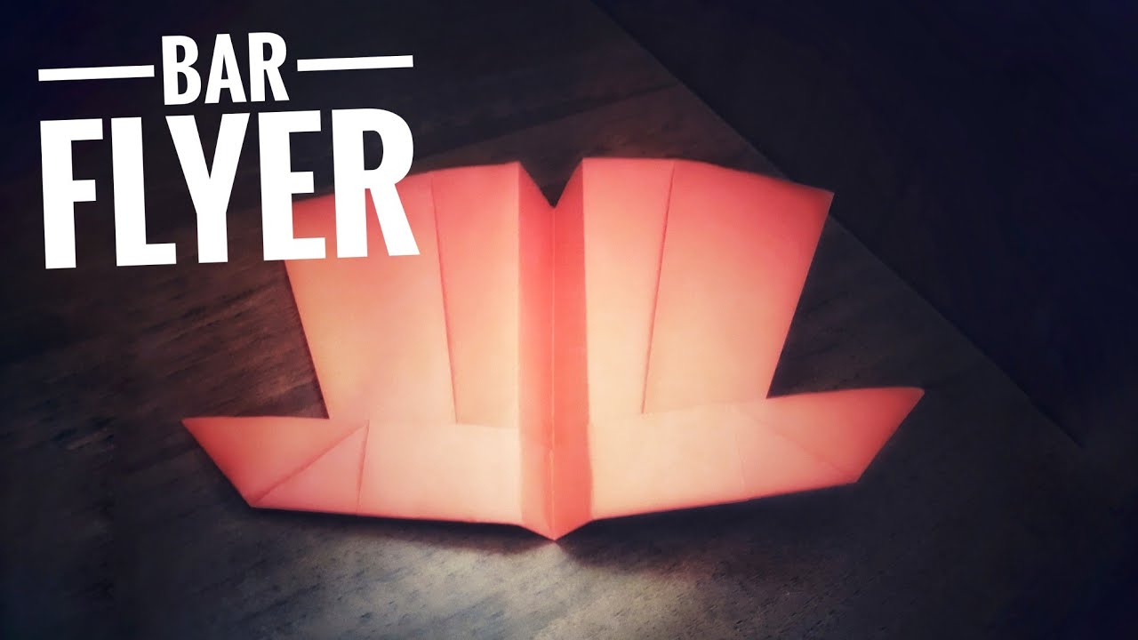 How to make Paper Flyer - a very stable paper glider that flies awesome ...