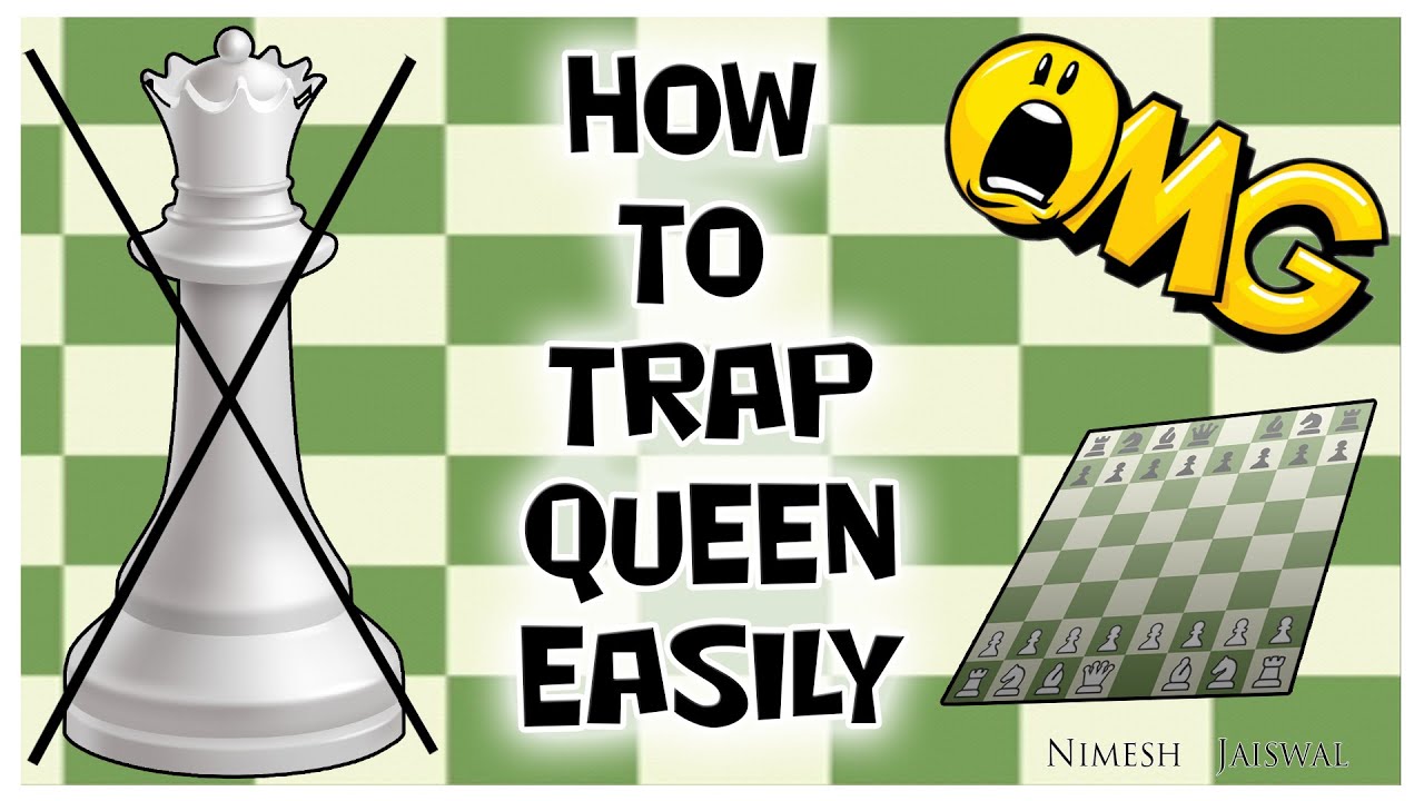 How to trap Queen Easily Chess Tricks - YouTube