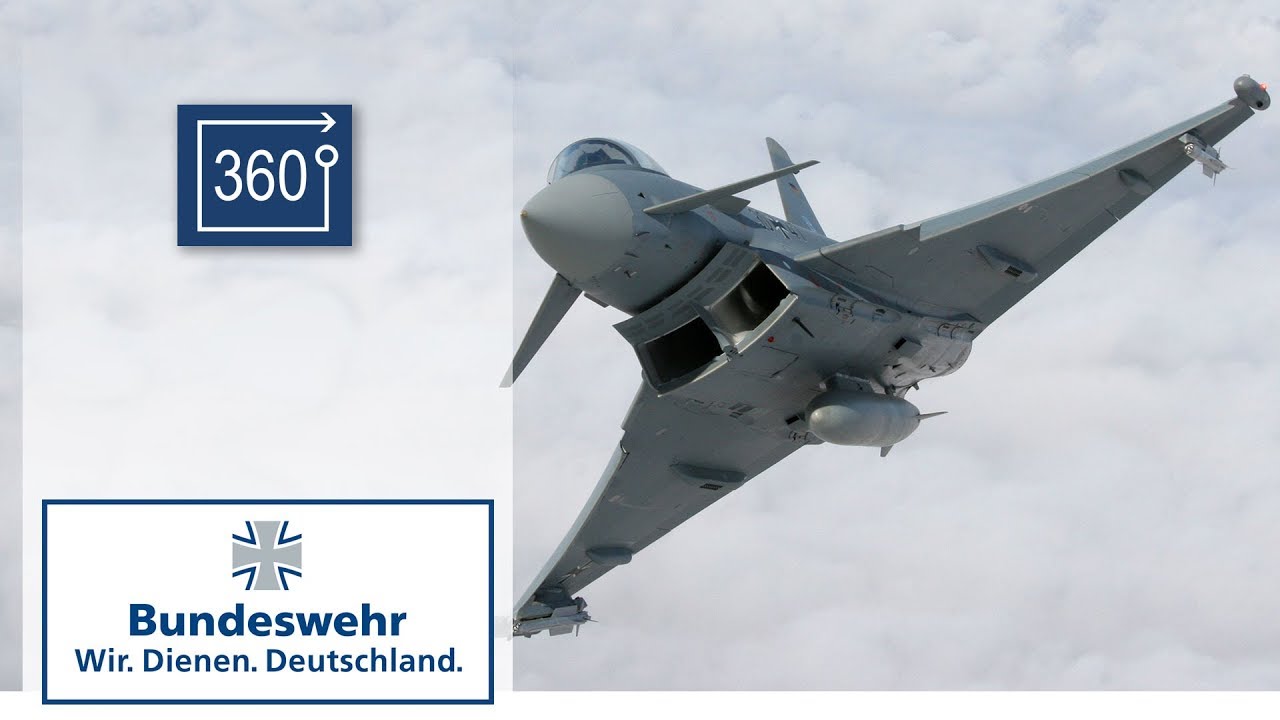 360 Grad - Der Blick aus dem Eurofighter-Cockpit der Bundeswehr - YouTube