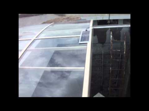 RETRACTABLE ROOF WITH SOLAR PANEL AND REMOTE CONTROL - YouTube