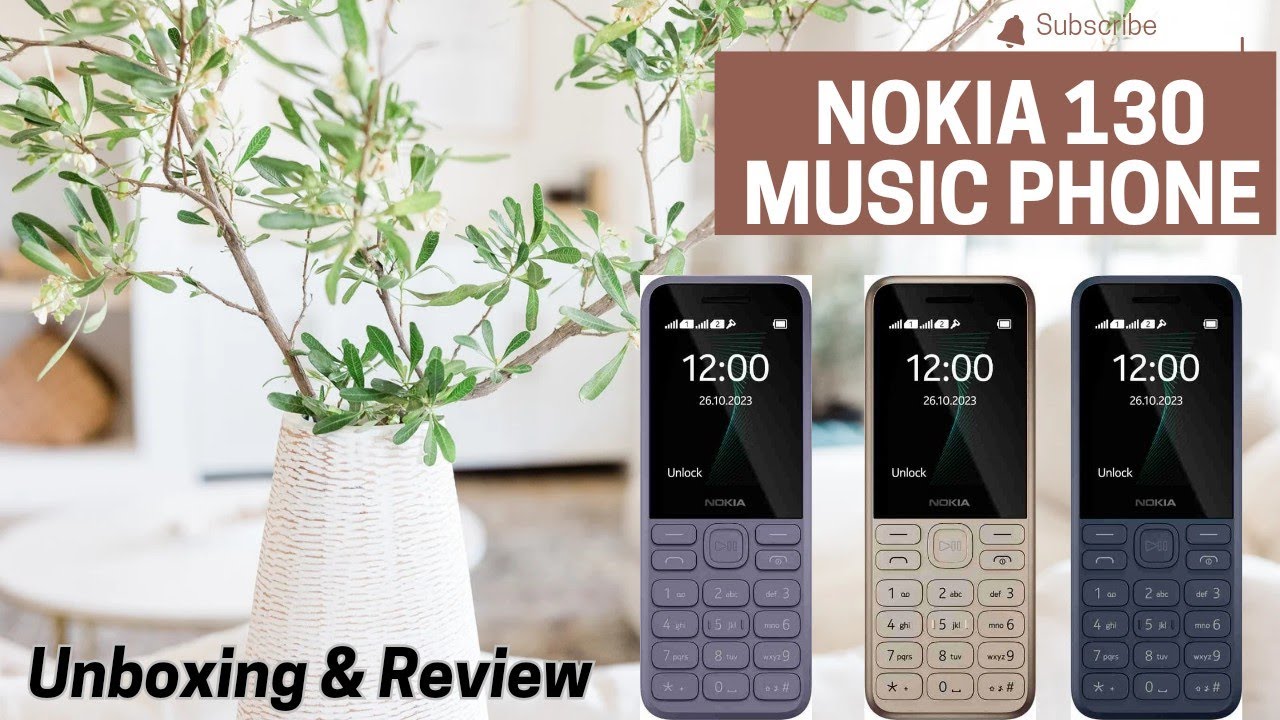 NOKIA 130 Music Unboxing & Review | Nokia 130 Music Loud Speaker 🔊 ...