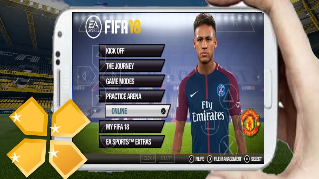 LINDO 😱 !! NOVO FIFA 18 PARA (PPSSPP) ANDROID, NOVAS TEXTURAS, KITS ...