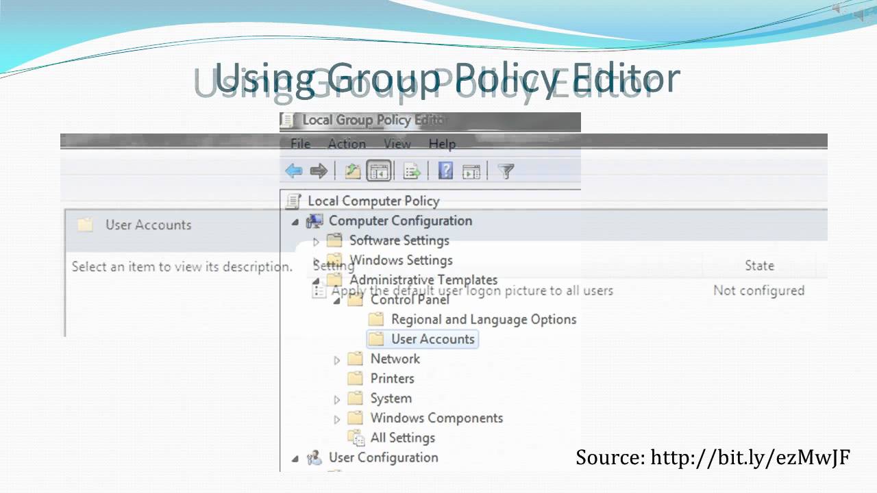 Using Default Logon Picture For All Users in Windows 7 - YouTube