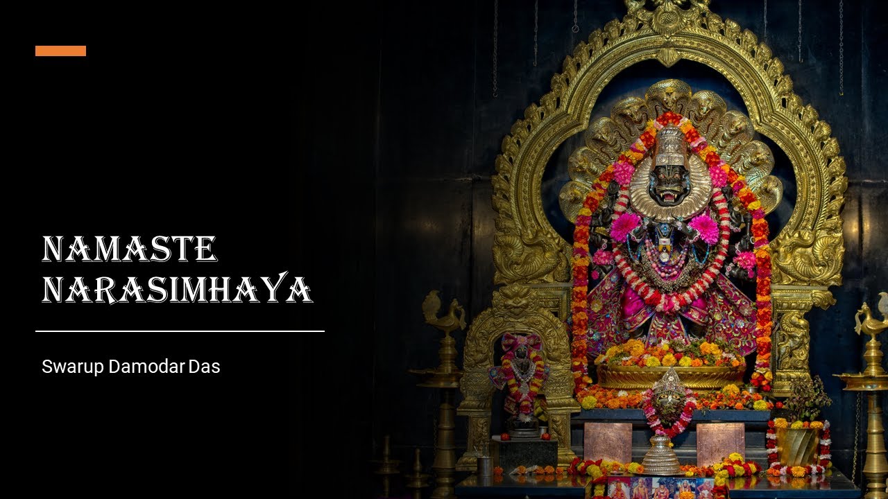 Namaste Narasimhaya | Sri Nrisimha Aarti (श्री नरसिम्हा आरती) | Sri ...