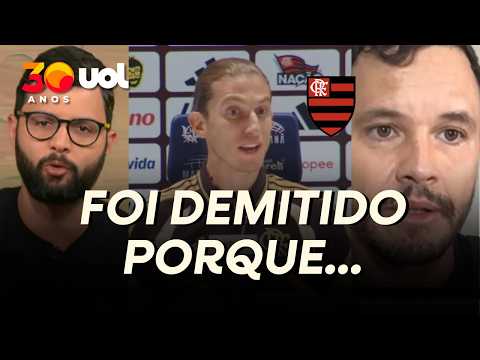 POR QUE FILIPE LUÍS FOI DEMITIDO? VEJA NOTA DO FLAMENGO E ENTENDA OS BASTIDORES DA QUEDA DO TÉCNICO