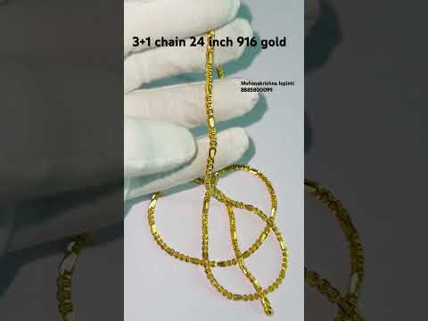 3+1 chain ( sutra golusu)(bondhu)32 grams 92% gold contact 8885800099 ...