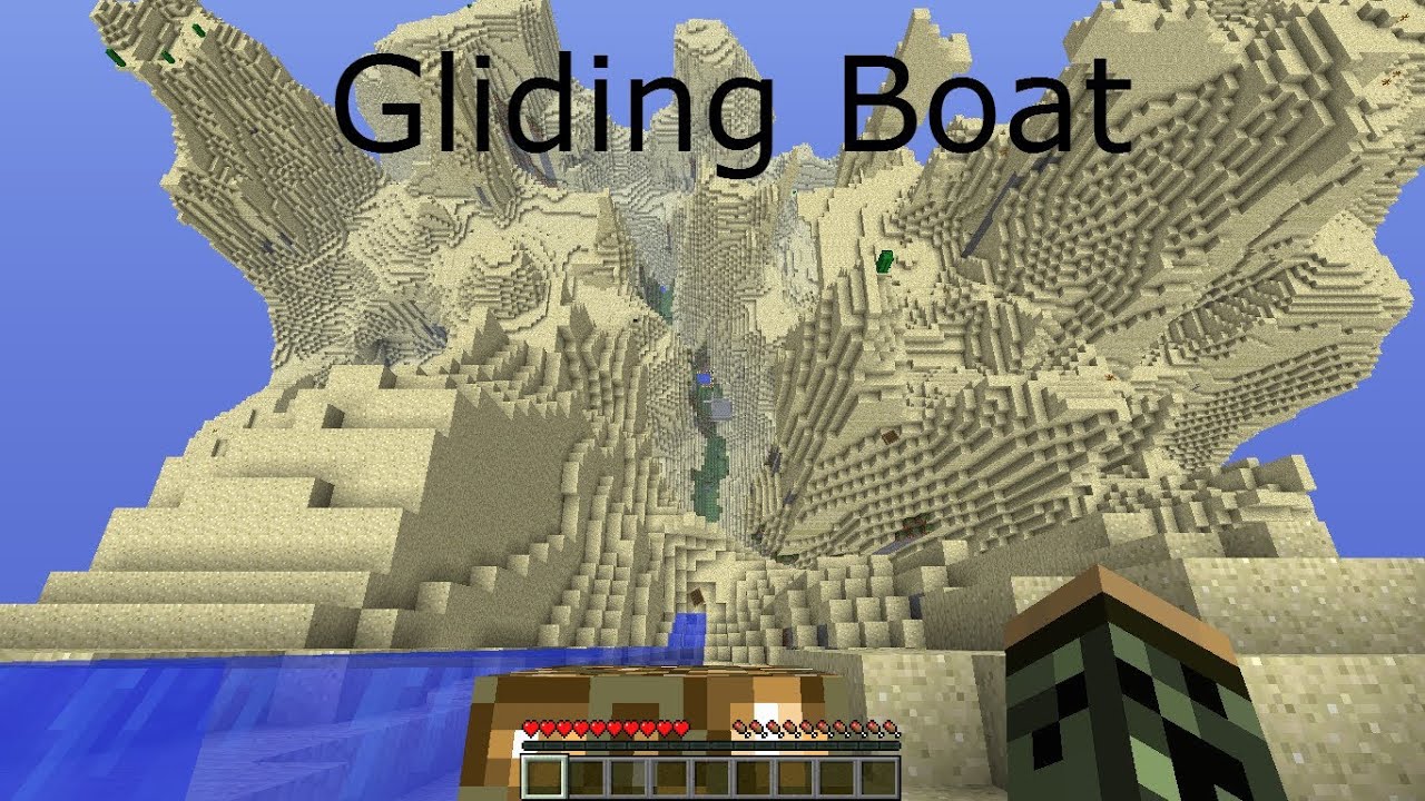 Tips and Tricks: Gliding Boat in Minecraft - YouTube
