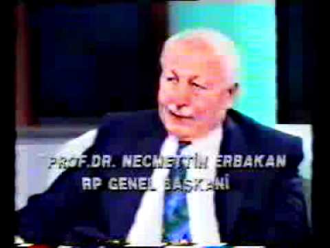 92 Prof  Dr  NECMETTİN ERBAKAN   BERLİN TL 1 TELEVİZYON PROGRAMI RP