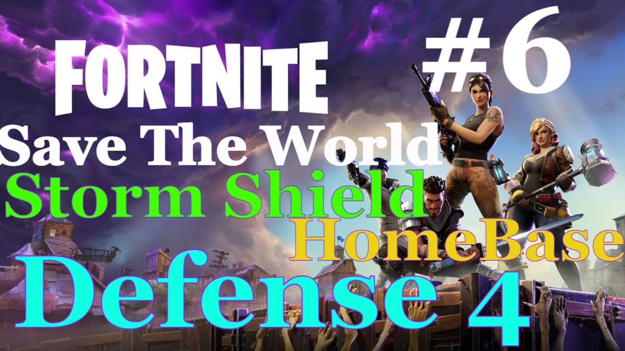 Fortnite Save the World: Homebase Storm Shield Defense 4 Stonewood ...
