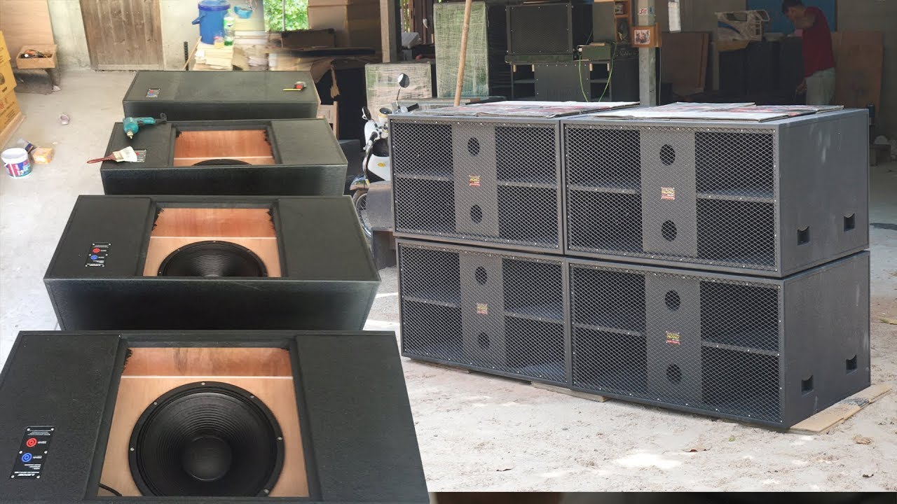 TEST WBOX120 Single 18 inch Professional Subwoofer Box - YouTube