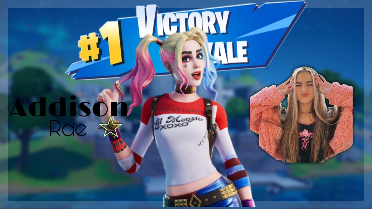 Addison Rae Fortnite Montage - YouTube