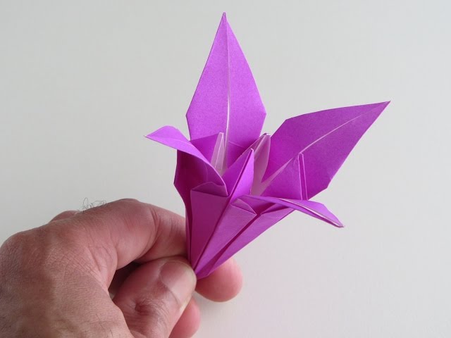 Origami Flower Iris