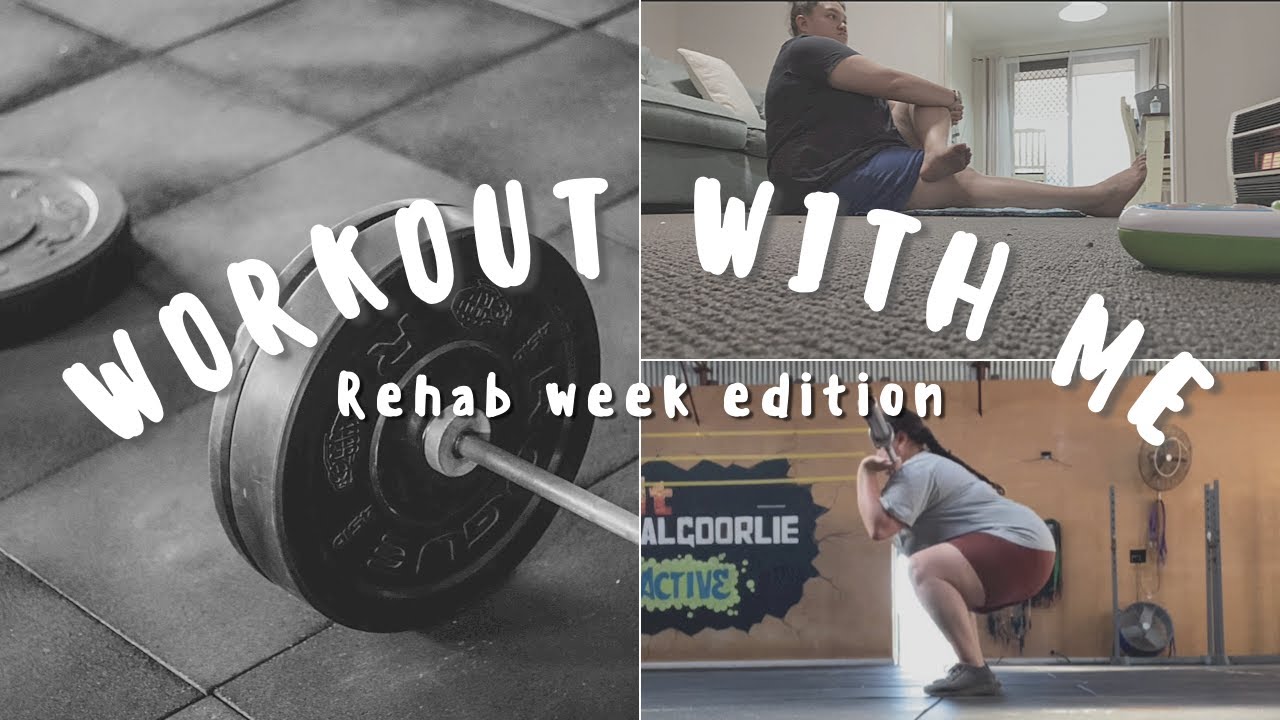 COME WORKOUT WITH ME! / Rehab week edition. Lets mend my back together ...