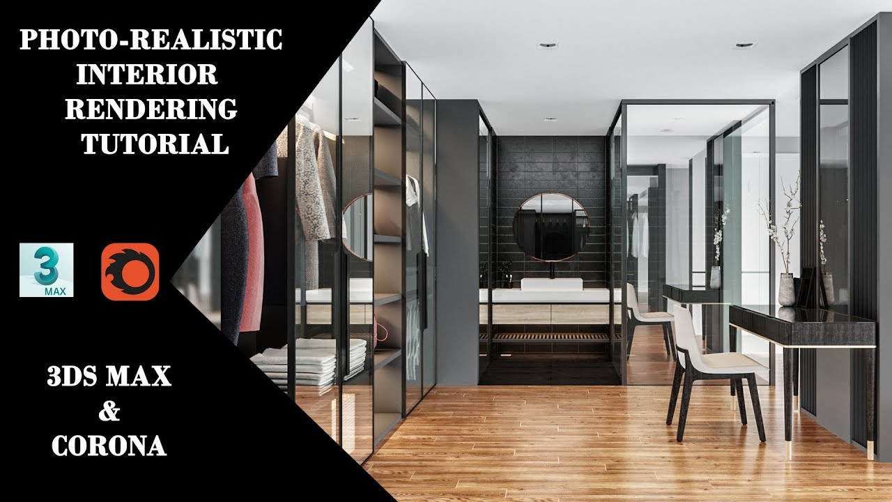 Photo Realistic Interior Rendering Tutorial 3ds Max & Corona Render ...