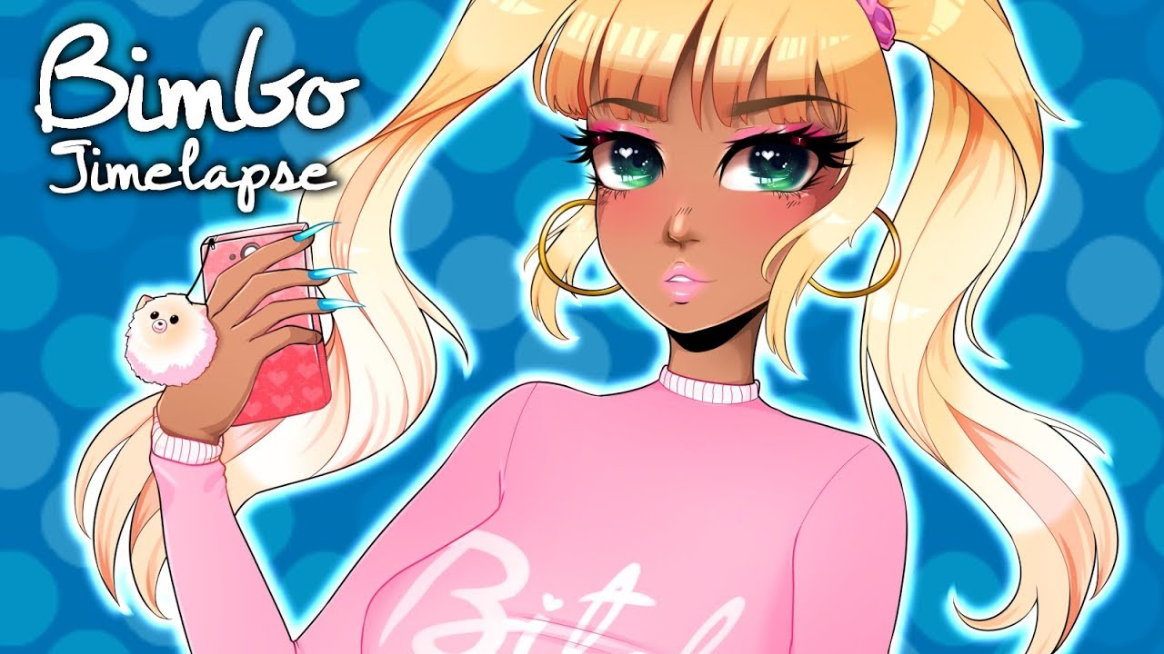 "Bimbo" Digital Art Timelapse - YouTube