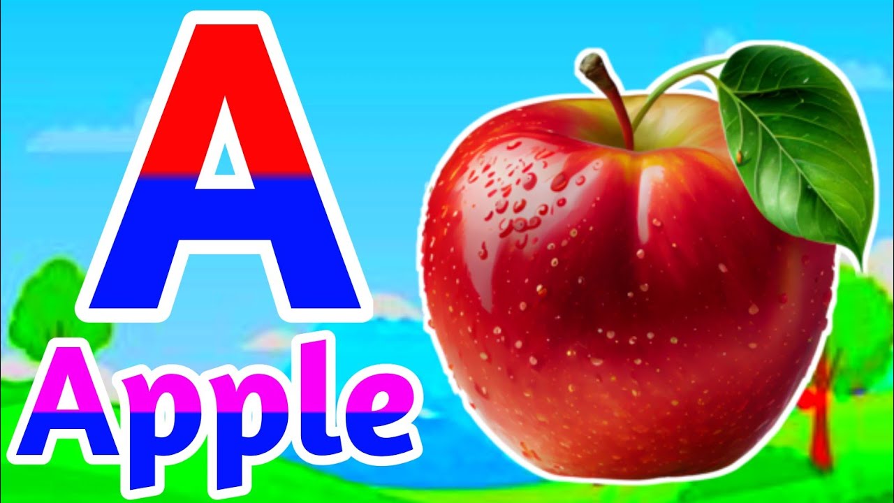 ABCD Rhymes for Babies in English - A For apple - ABC Chanda Kids Zone ...