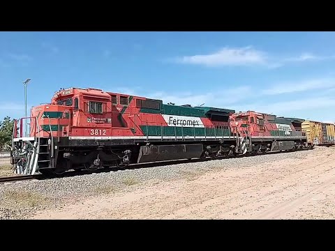 El Local Sur Jalado Por FXE GE C30-S7MP #3812 #3818 Pasando Por Esperanza Son. PK-T525+700 Línea ...