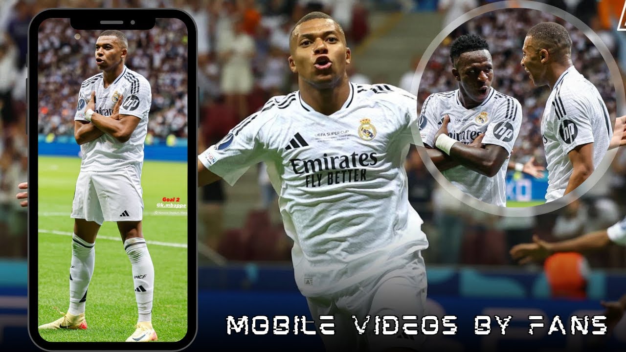 Kylian Mbappé SCORE HIS FIRST GOAL FOR REAL MADRID 🤩 - YouTube