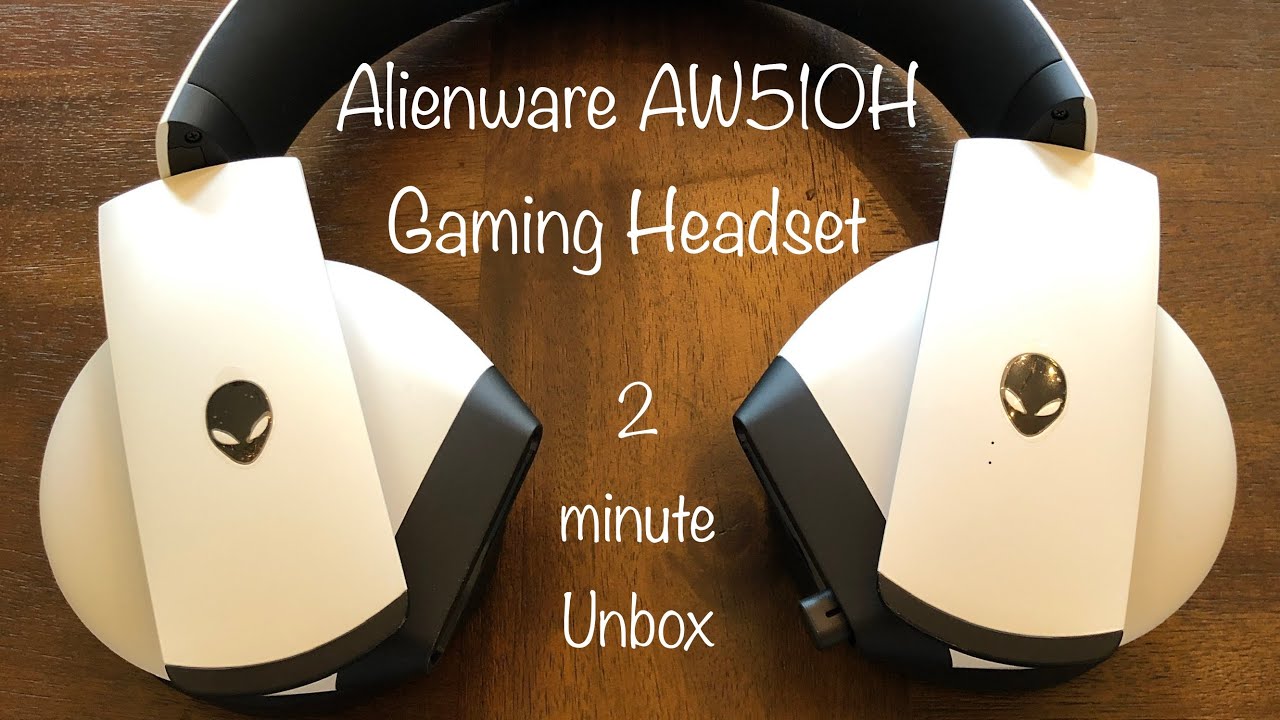 Alienware AW510H Gaming Headset - 2 minute unboxing - YouTube