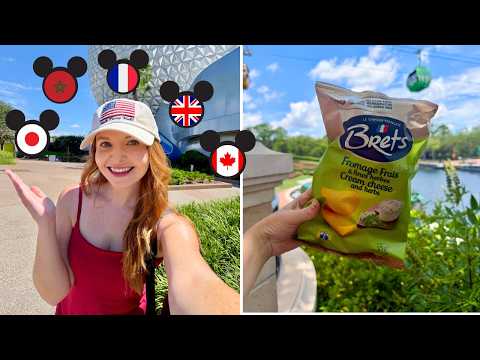 EPCOT Snacks Around the World! (Part 2) Trying a Snack in Every Country | Disney World Vlog