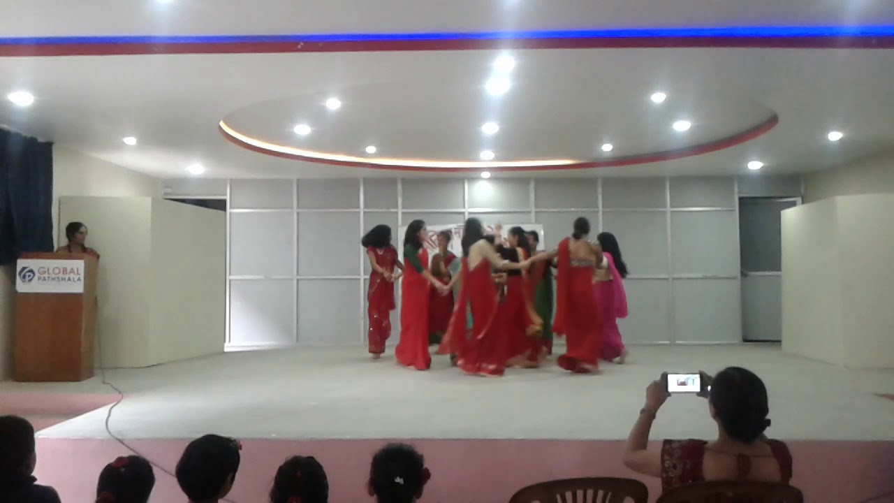 Teej Song||Global Pathshala|| Class 9 & 10 Students - YouTube