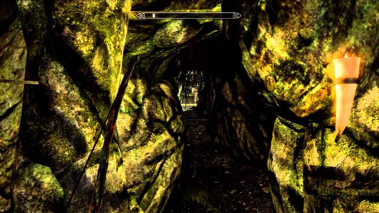 SKYRIM - Clearing Caves ep 2 - Stony Creek Cave - YouTube
