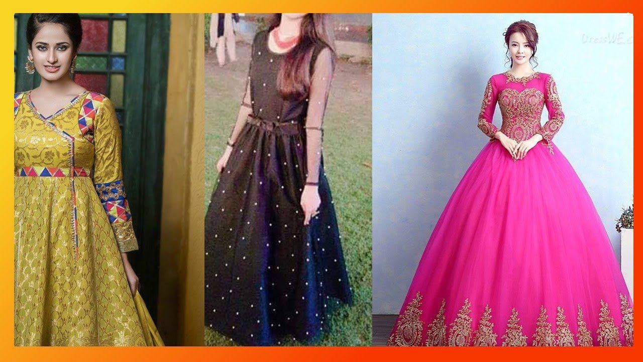 Long stylish maxi designs 2021 || By beauty of anything - YouTube