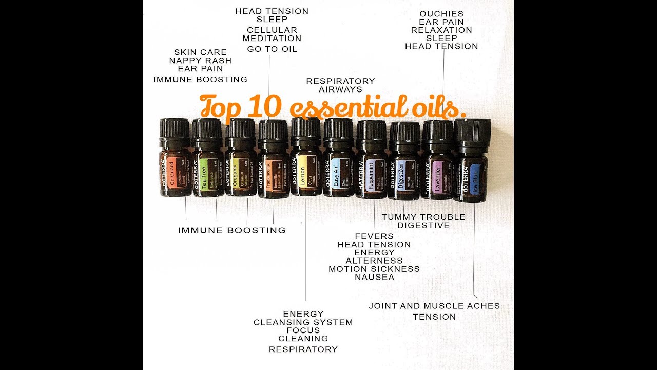 doTERRA essential oils - using the Top 10 - YouTube