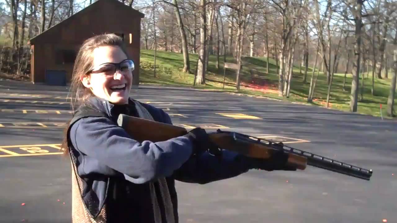Sami Udell Shooting Skeet - YouTube