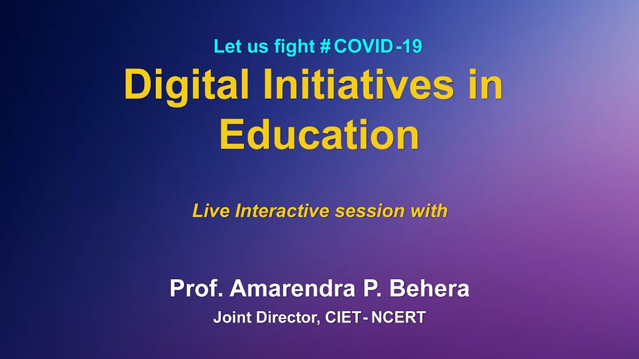 Webinar on ICT Tool : "Digital Initiatives in Education" - YouTube
