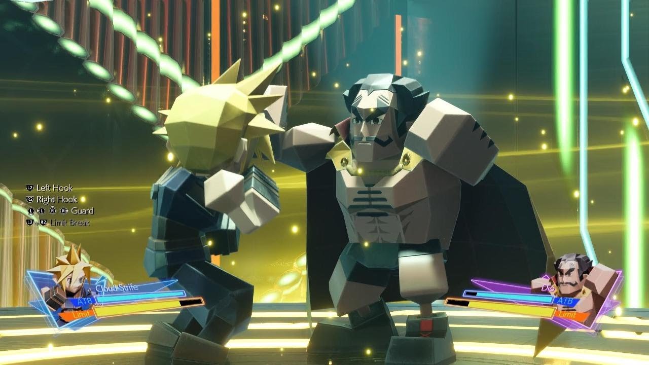 FINAL FANTASY VII 3D brawler Dio K.O - YouTube
