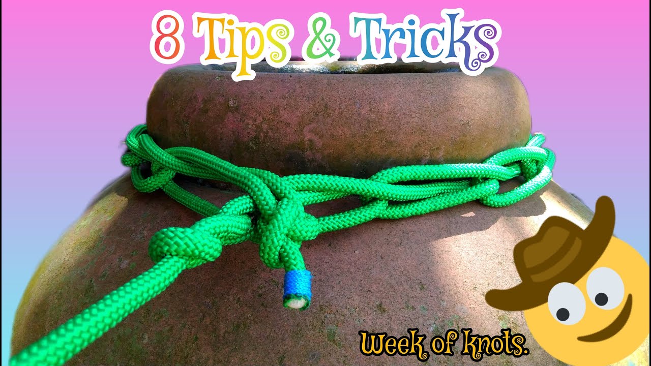 8 Simple Ways Of Rope Tips & Tricks. #knots - YouTube