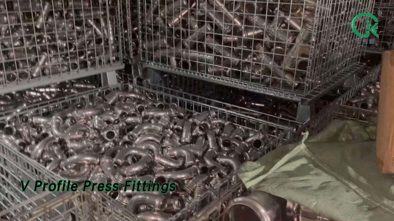 Forged V Profile Press Fittings Elbow 45 Degree ANSI For Pipe - YouTube